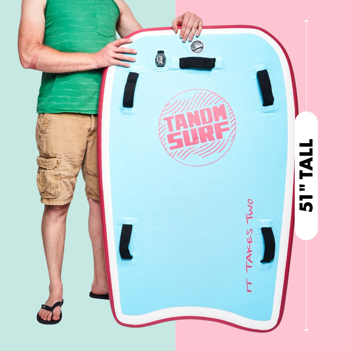 TANDM Surf - Shark Tank Approved Tandem Bodyboards & Pool Saddles