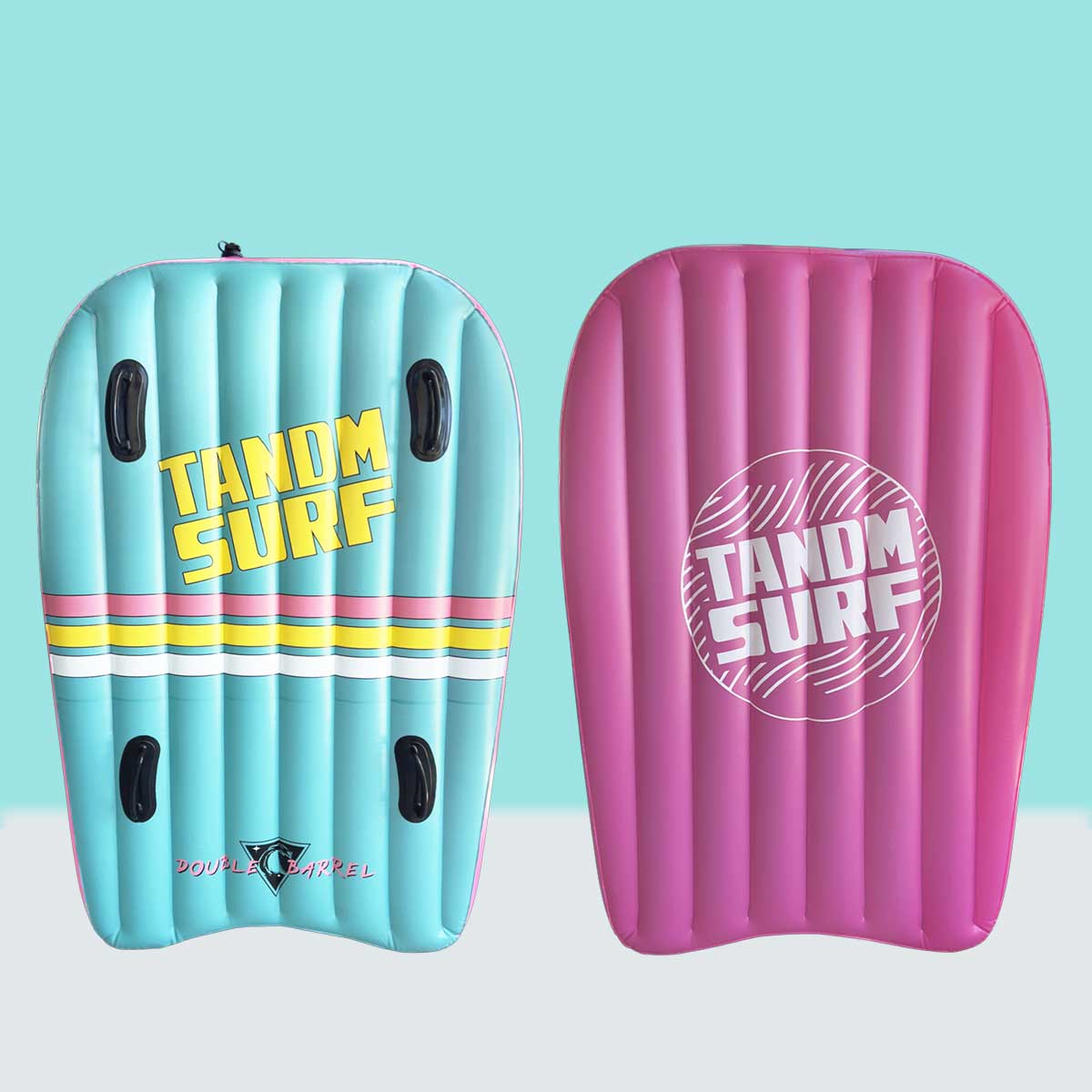 TANDM Surf - Shark Tank Approved Tandem Bodyboards & Pool Saddles